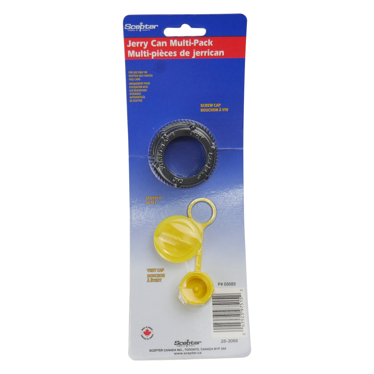 Scepter Jerry Can Multi-Pack - Nut/ Stopper/ Cap – AutoMegaStore