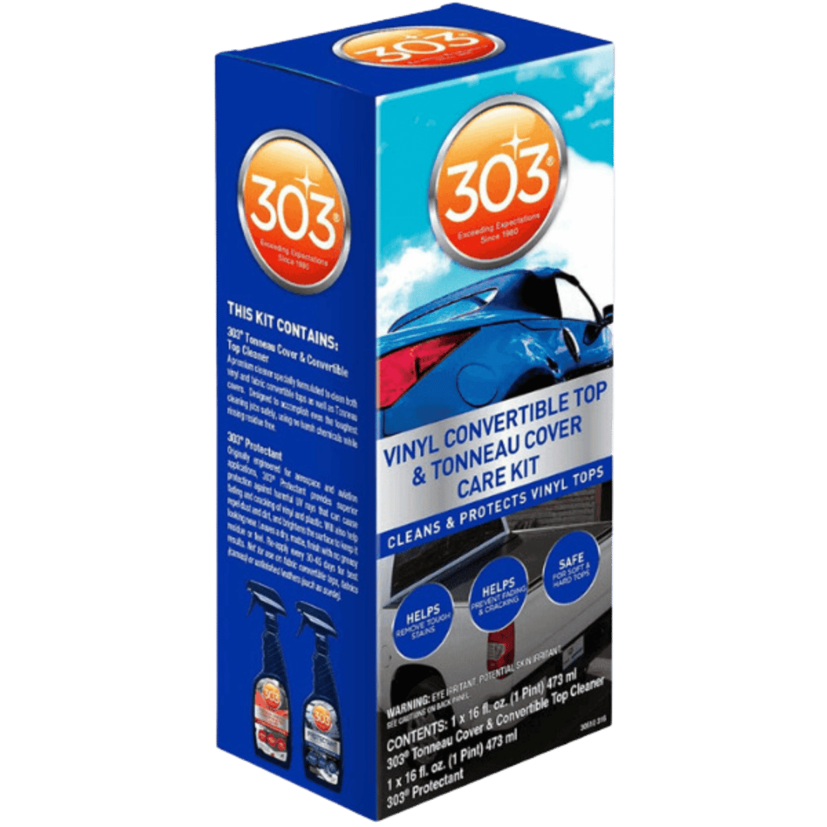 303 Vinyl Convertible & Tonneau Ute Cover Cleaner & Protectant 2 Piece ...