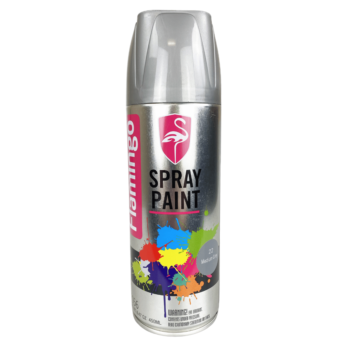 Flamingo Medium Grey Aero Spray Paint 450mL F056-22 | AutoMegaStore