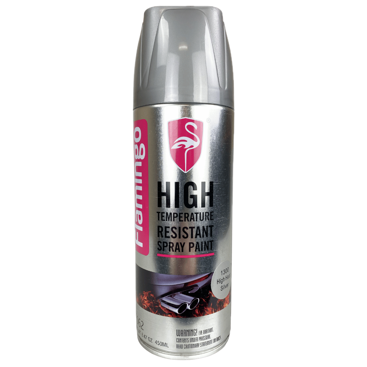 Flamingo Silver High Temperature Spray Paint – AutoMegaStore