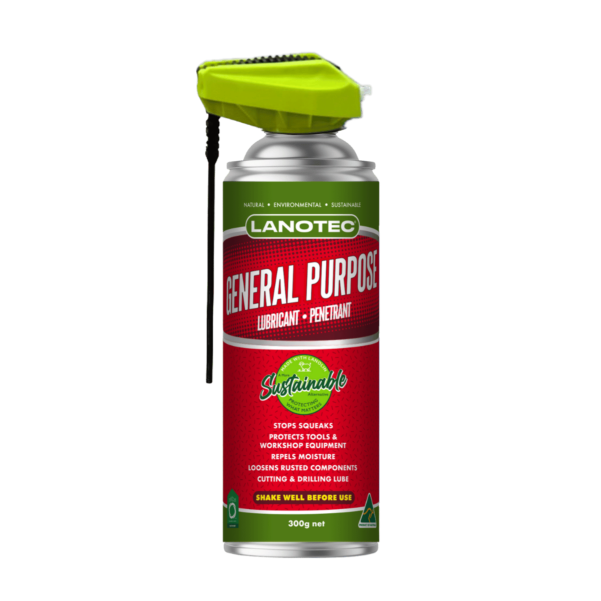 Lanotec General Purpose Liquid Lanolin 300g Aerosol GPPP-0300 ...