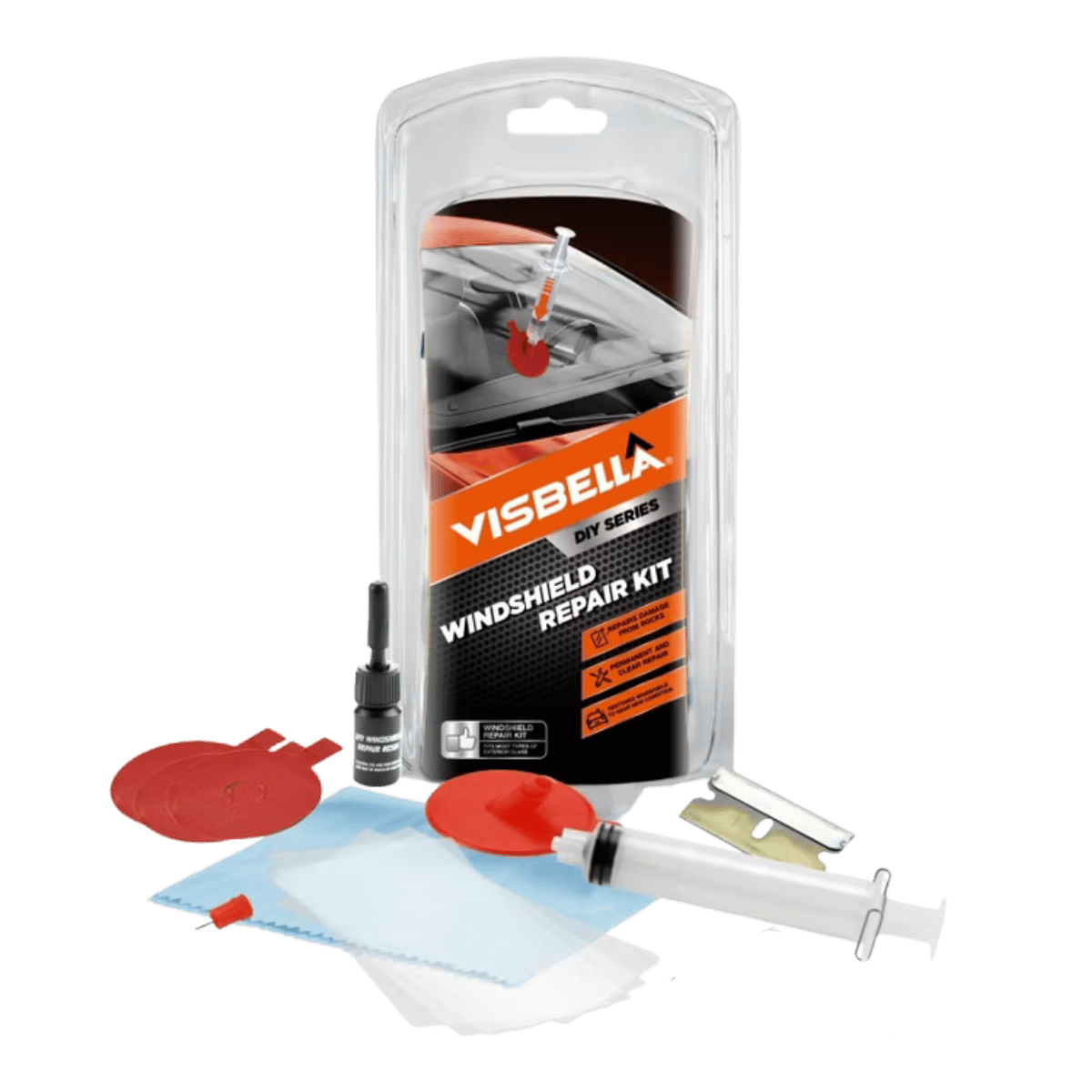 Visbella DIY Windscreen Repair Kit 18 Pce WG0003CR5P | AutoMegaStore