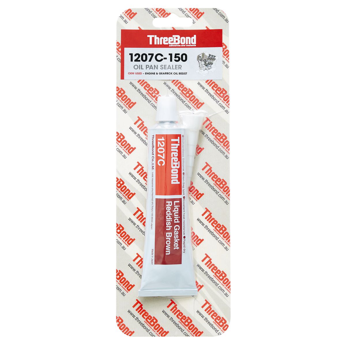 Threebond Trans and Diff RTV Sealant 150g Red Tube 1207C-150BP ...