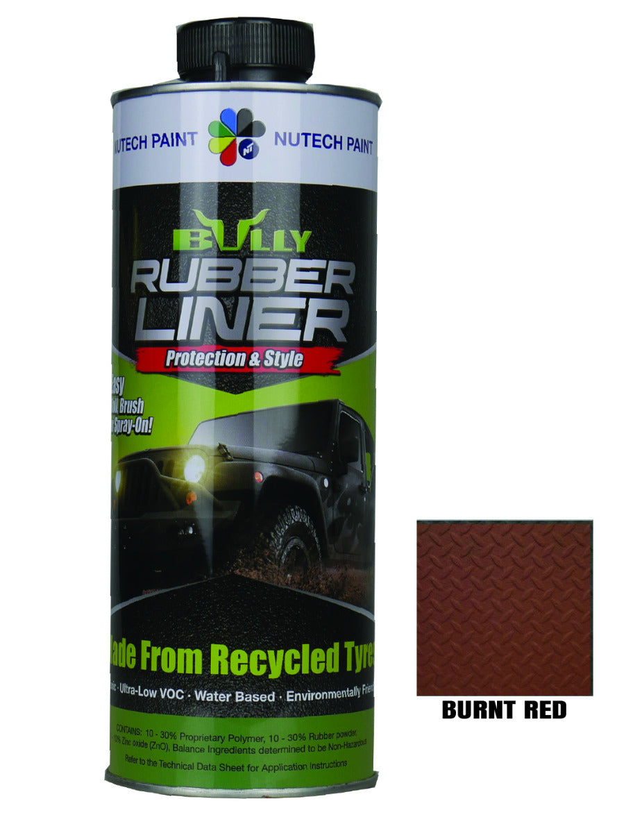 BullyLiner Rubberized Coating Burnt Red 1L BU61004/1 | AutoMegaStore