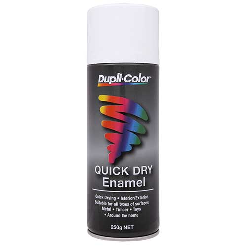 Dupli-Color Quick-Dry Gloss White 250g CQDE19 | AutoMegaStore