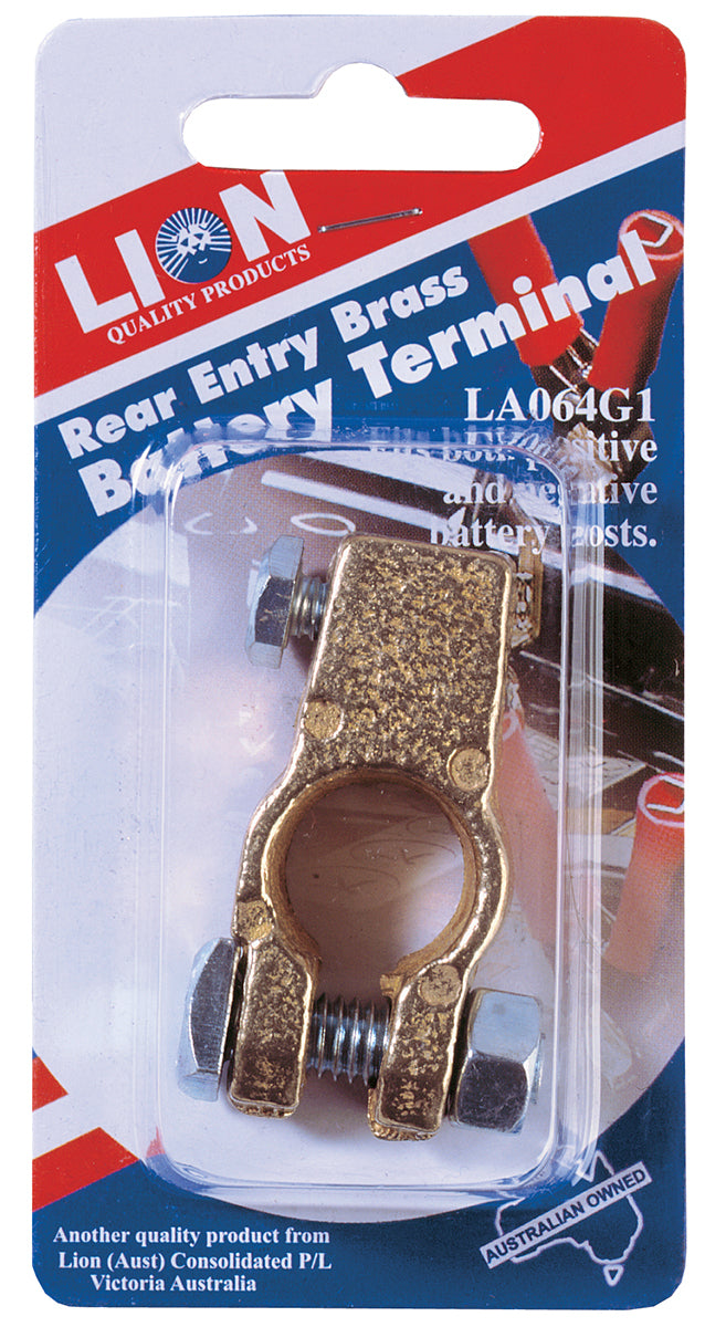 Lion Battery Terminal Rear Entry Brass – AutoMegaStore