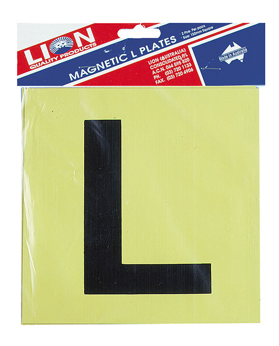 Lion L Plates Magnetic All States 2pk – AutoMegaStore Australia