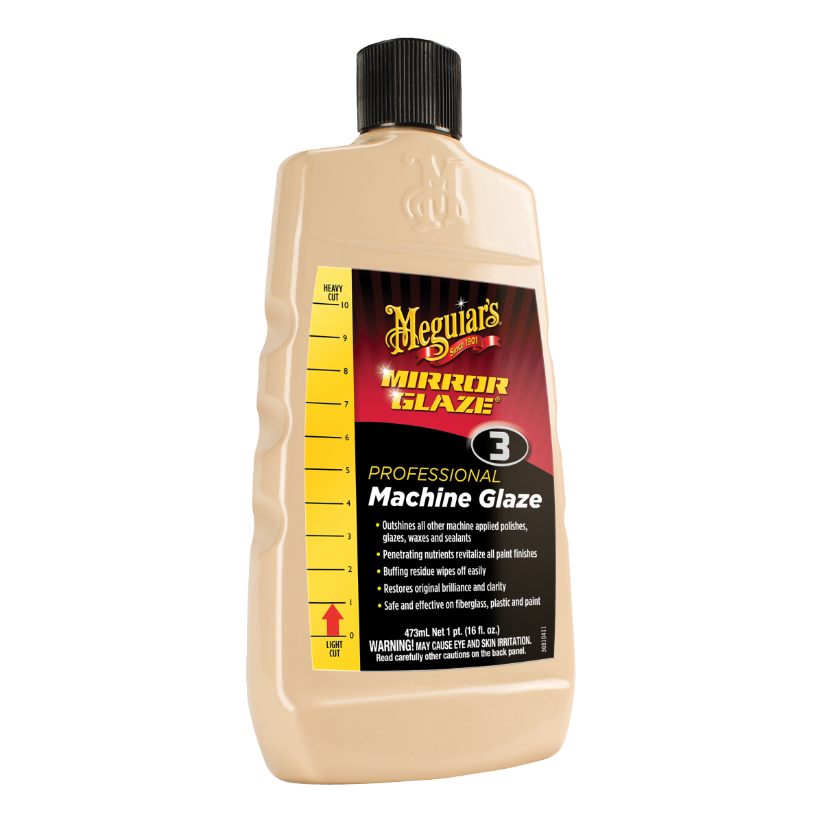 Meguiars M3 Mirror Glaze Professional Machine Glaze 473mL M0316 ...