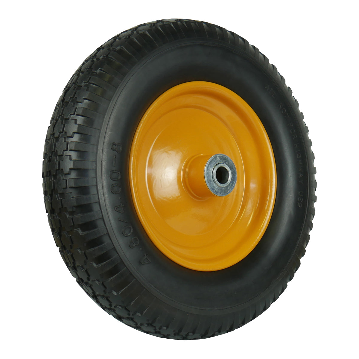 Solid Rubber NO Flat Wheels With Metal Rims - Various Sizes – AutoMegaStore