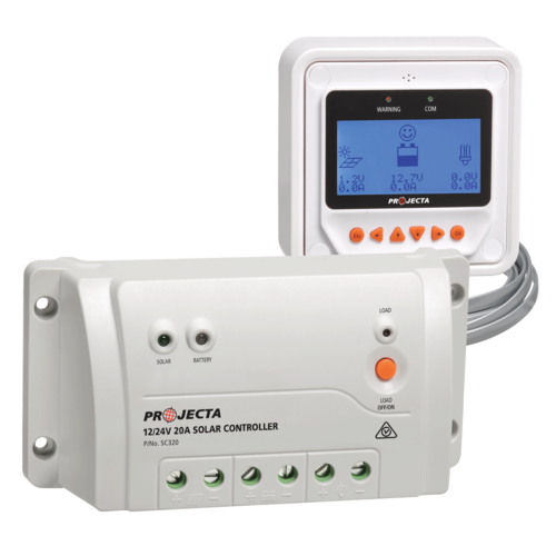 Projecta Automatic 12/24V 20A 3 Stage Solar Charge Premium Controller ...