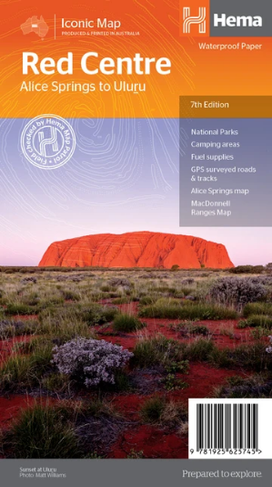 Hema The Red Centre Map – AutoMegaStore