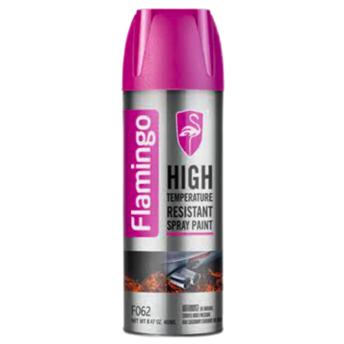 Flamingo Black High Temperature Spray Paint F062-1200 | AutoMegaStore ...