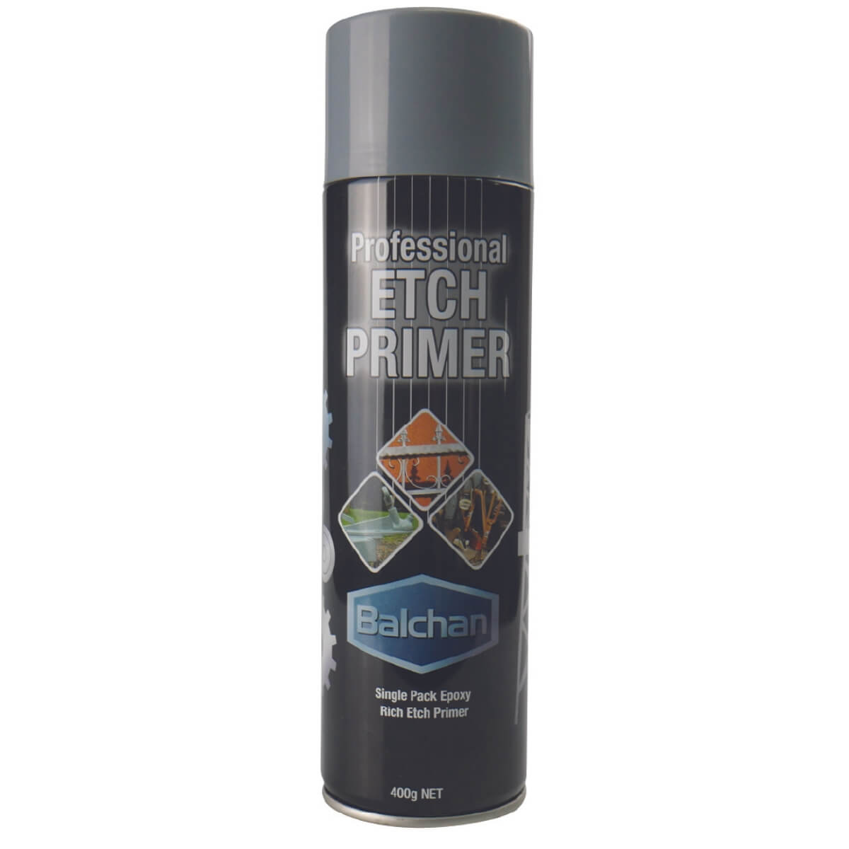 Balchan Professional Etch Primer Black 400g – AutoMegaStore